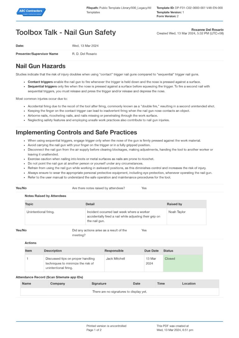 Nail Gun Safety OSHA: Requirements Explained