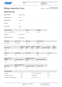 Bridge Inspection Checklist Template: Free & Customisable Report