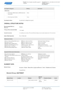 Bridge Inspection Checklist Template: Free & Customisable Report