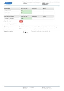 Elevator Inspection Checklist Template: Download as PDF