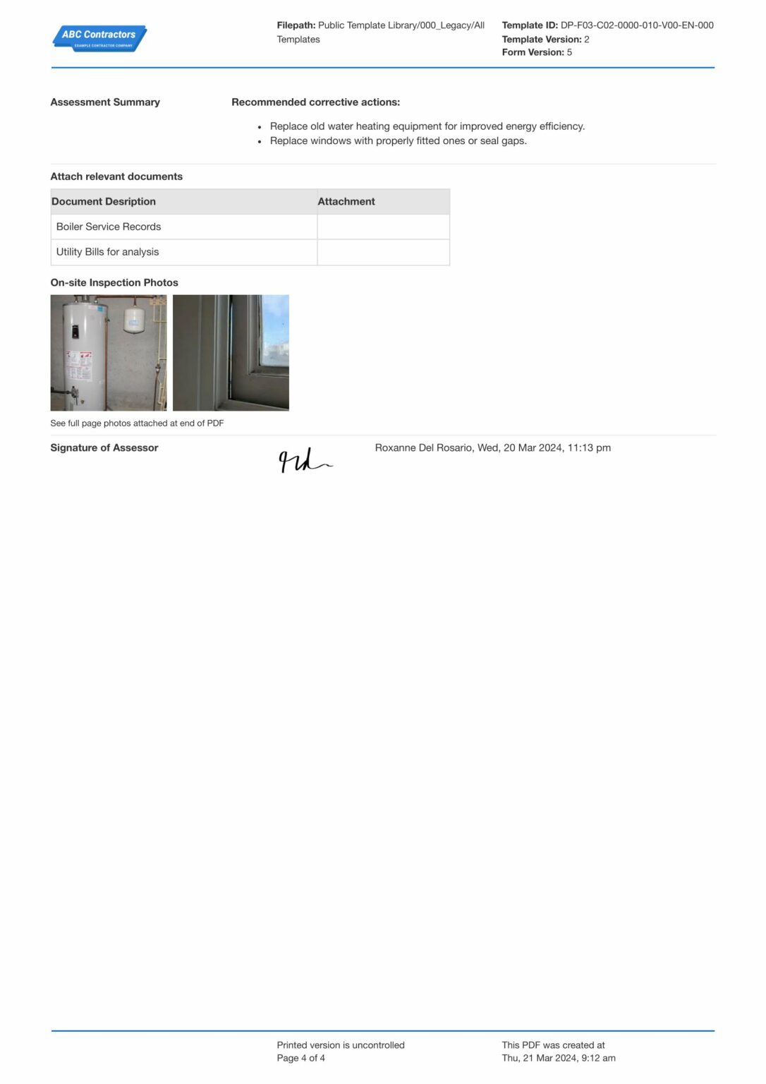 Energy Assessment Checklist: Free Energy Audit Checklist