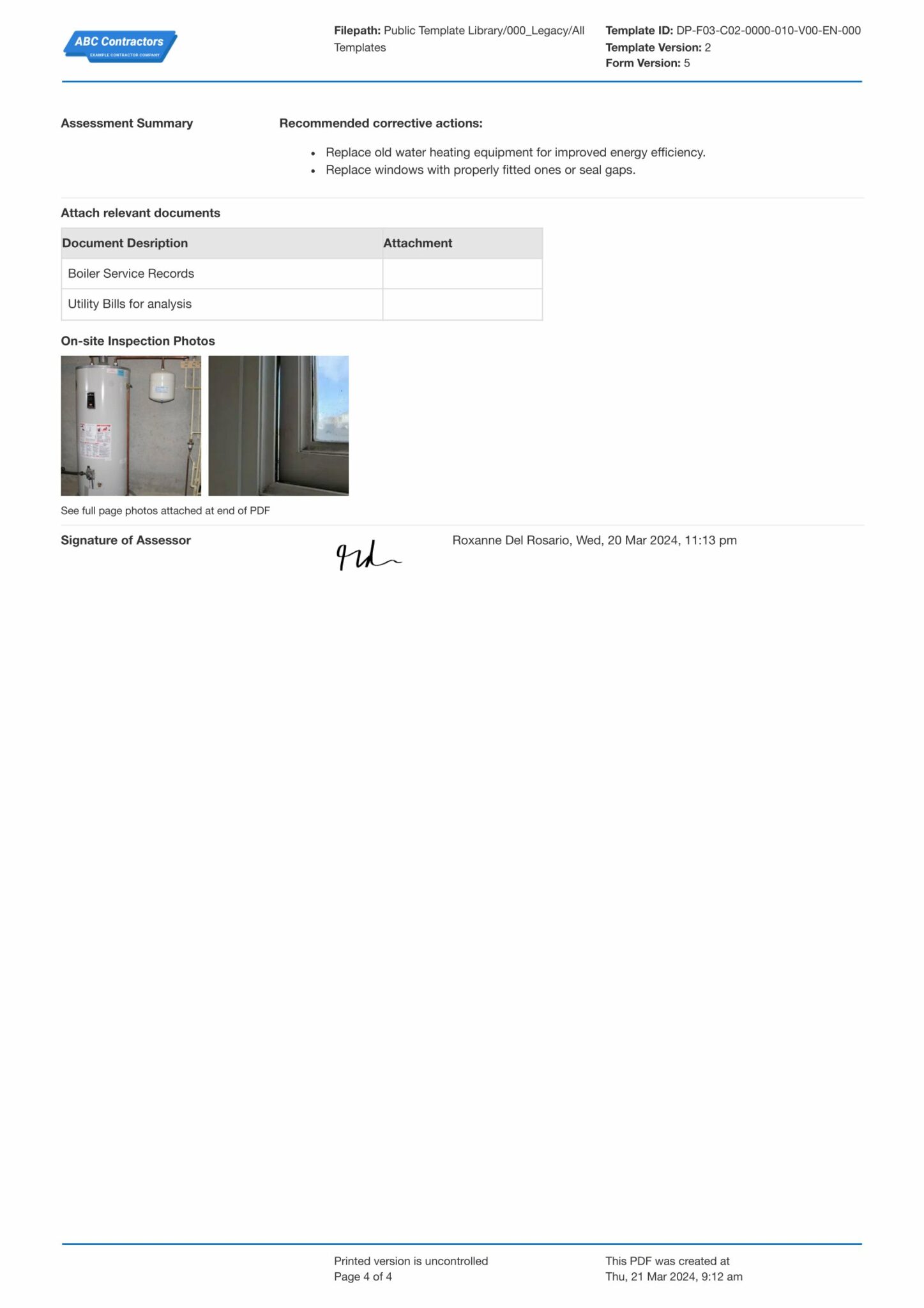 Energy Assessment Checklist: Free Energy Audit Checklist