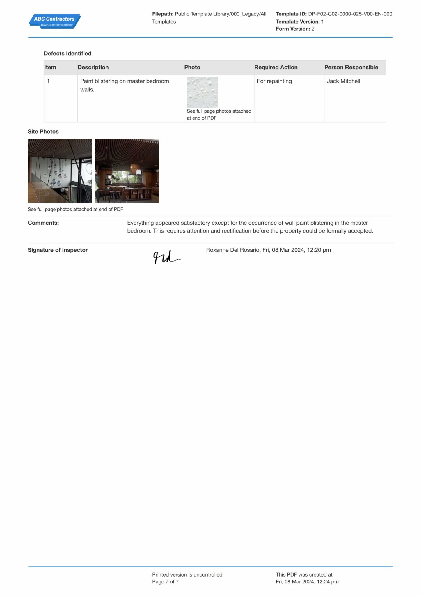 New Construction Walkthrough Checklist Template: Free PDF