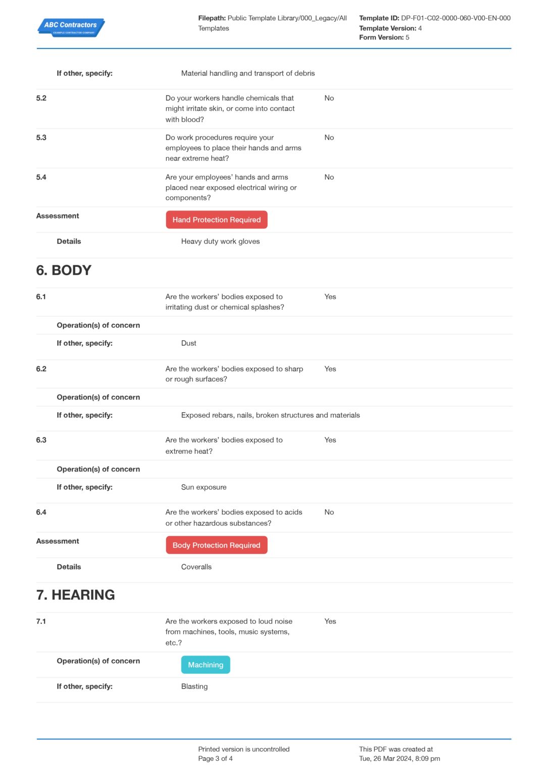 PPE Hazard Assessment Example: A Detailed Walkthrough