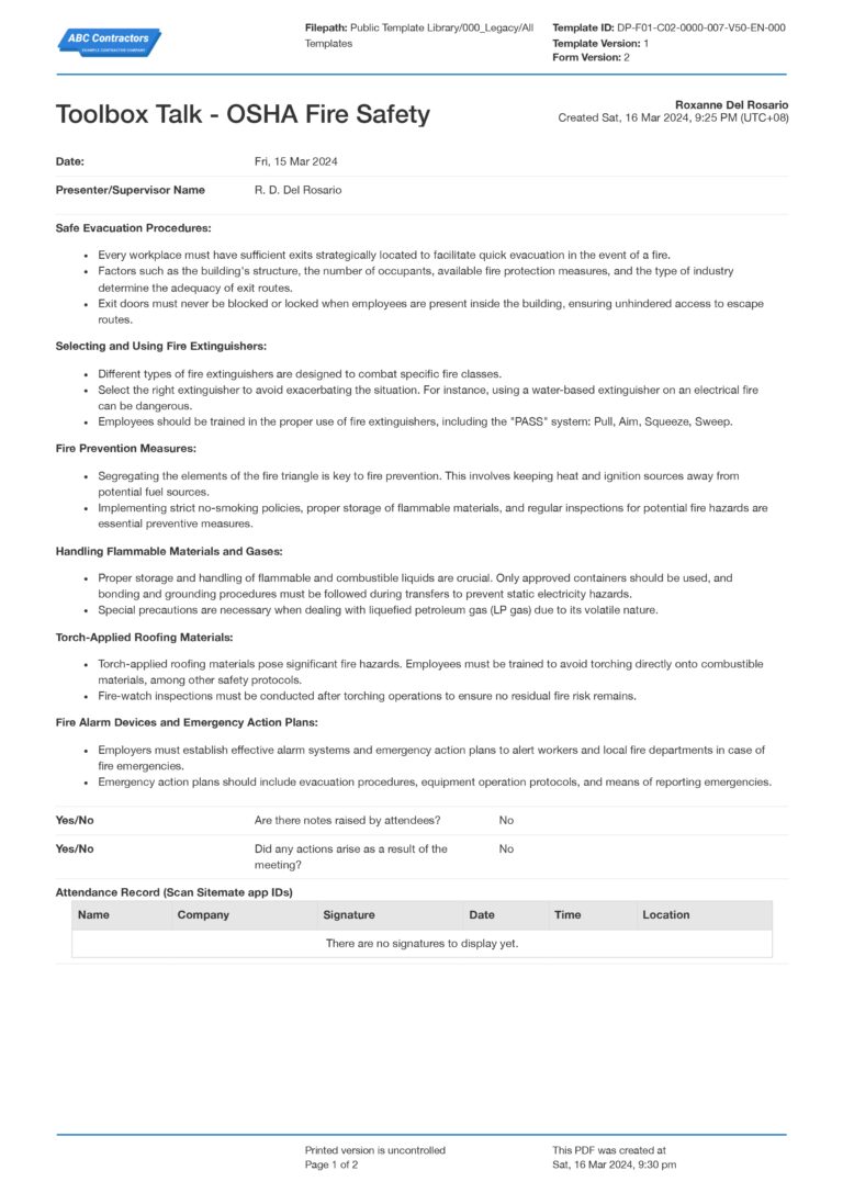 OSHA Fire Safety Regulations: A Guide to Ensuring Compliance