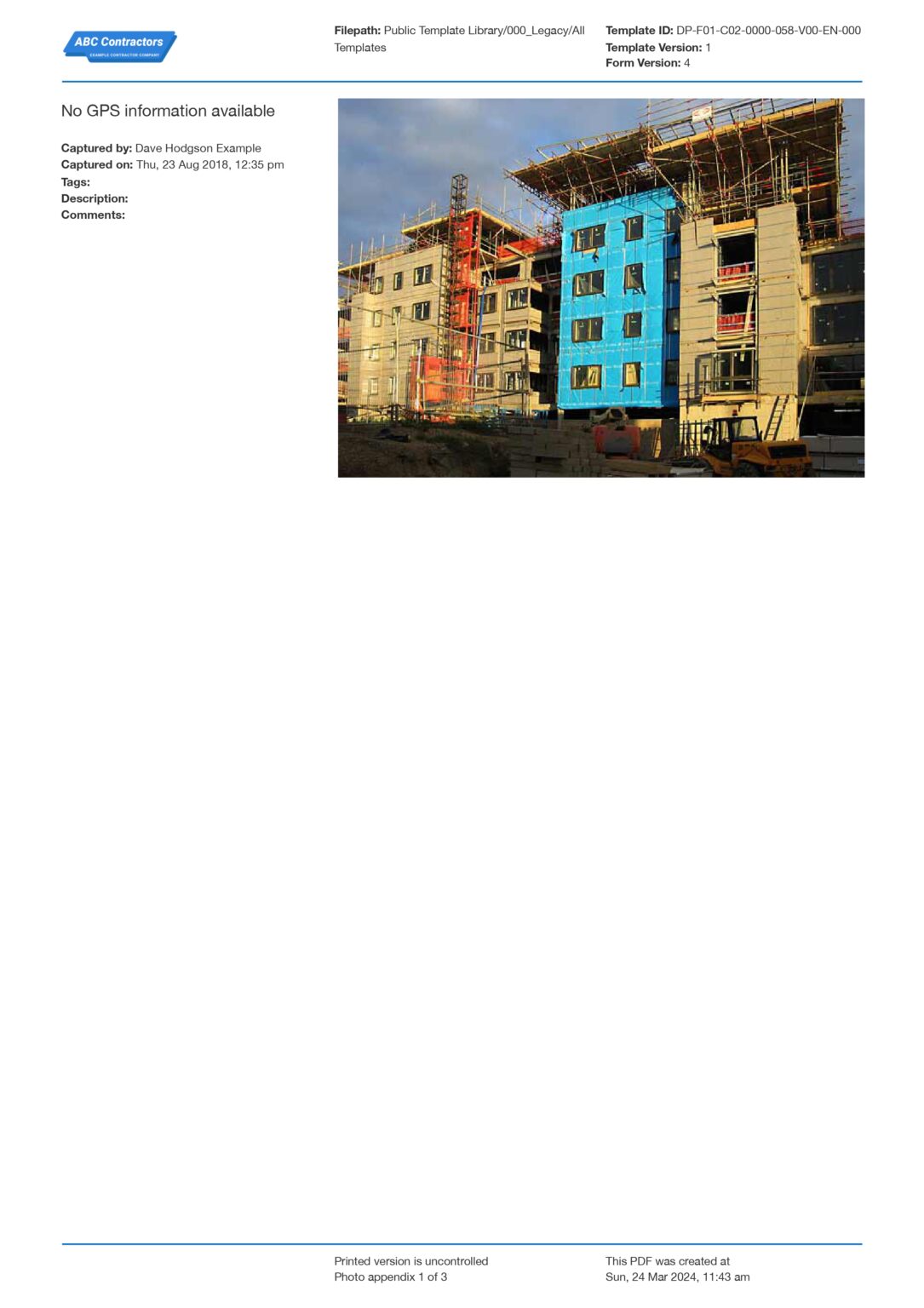 Physical Security Assessment Checklist Template