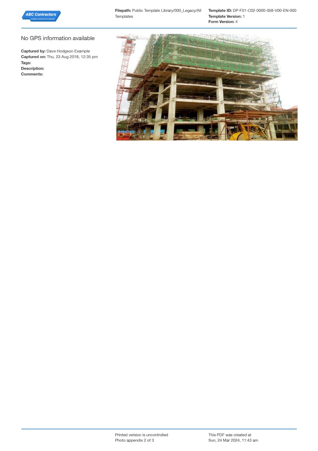 Physical Security Assessment Checklist Template