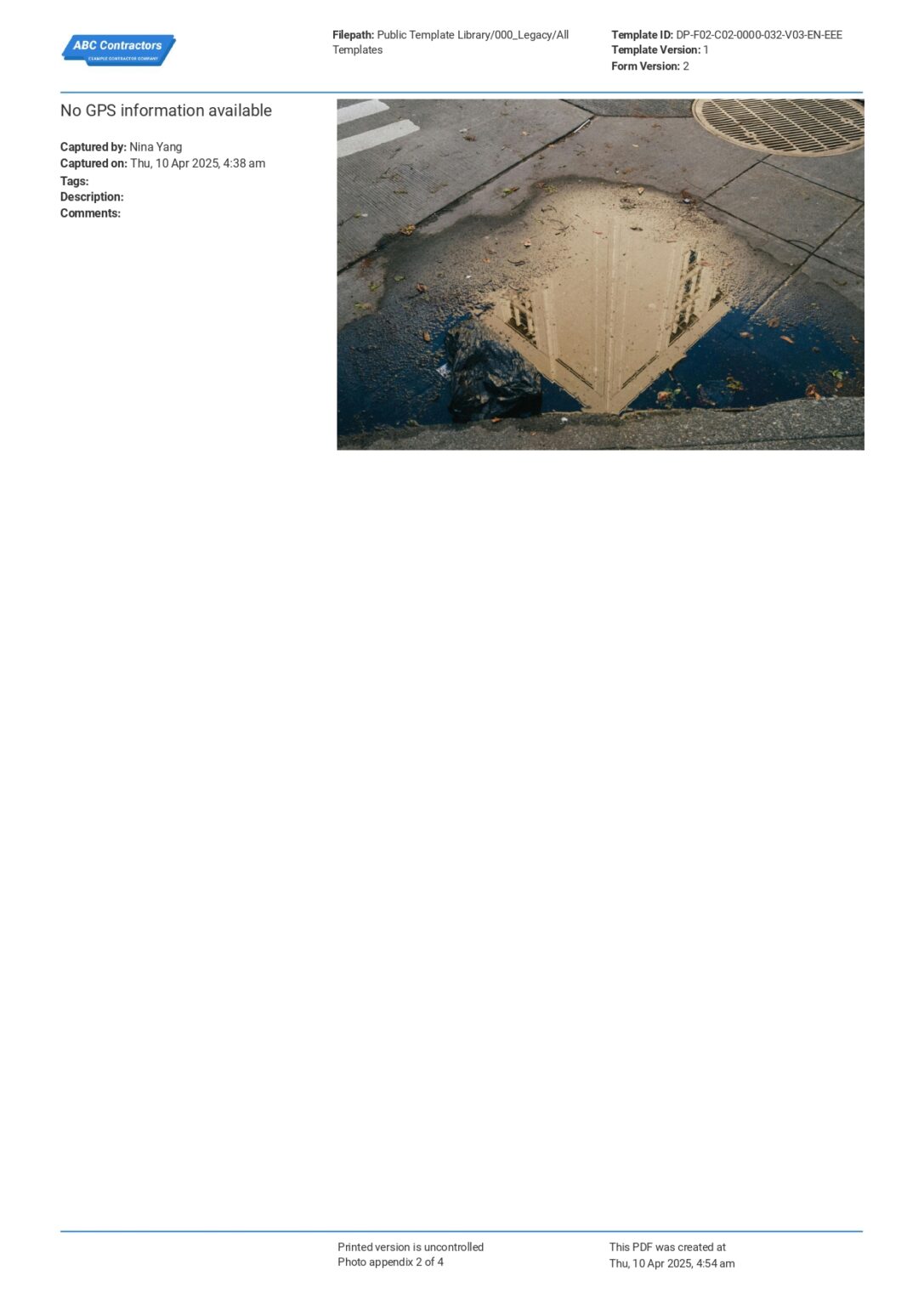 Structural Inspection Checklist Template and Report PDF