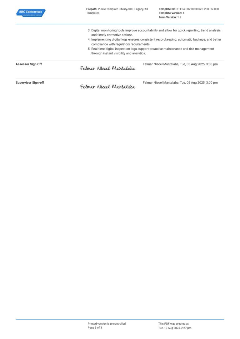 Plant Risk Assessment Requirements - Compliance & Quick Guide